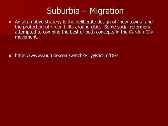 Lecture10 the rise of suburbia ; the modern house | PPT
