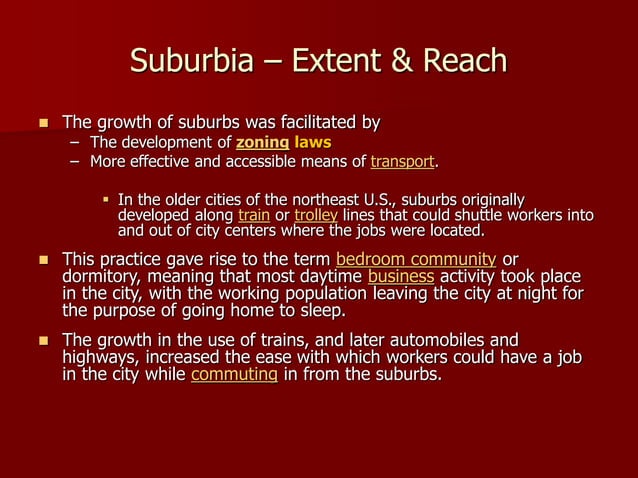 Lecture10 the rise of suburbia ; the modern house | PPT