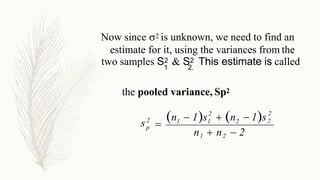 Lecture 10 t –test for Two Independent Samples.pptx
