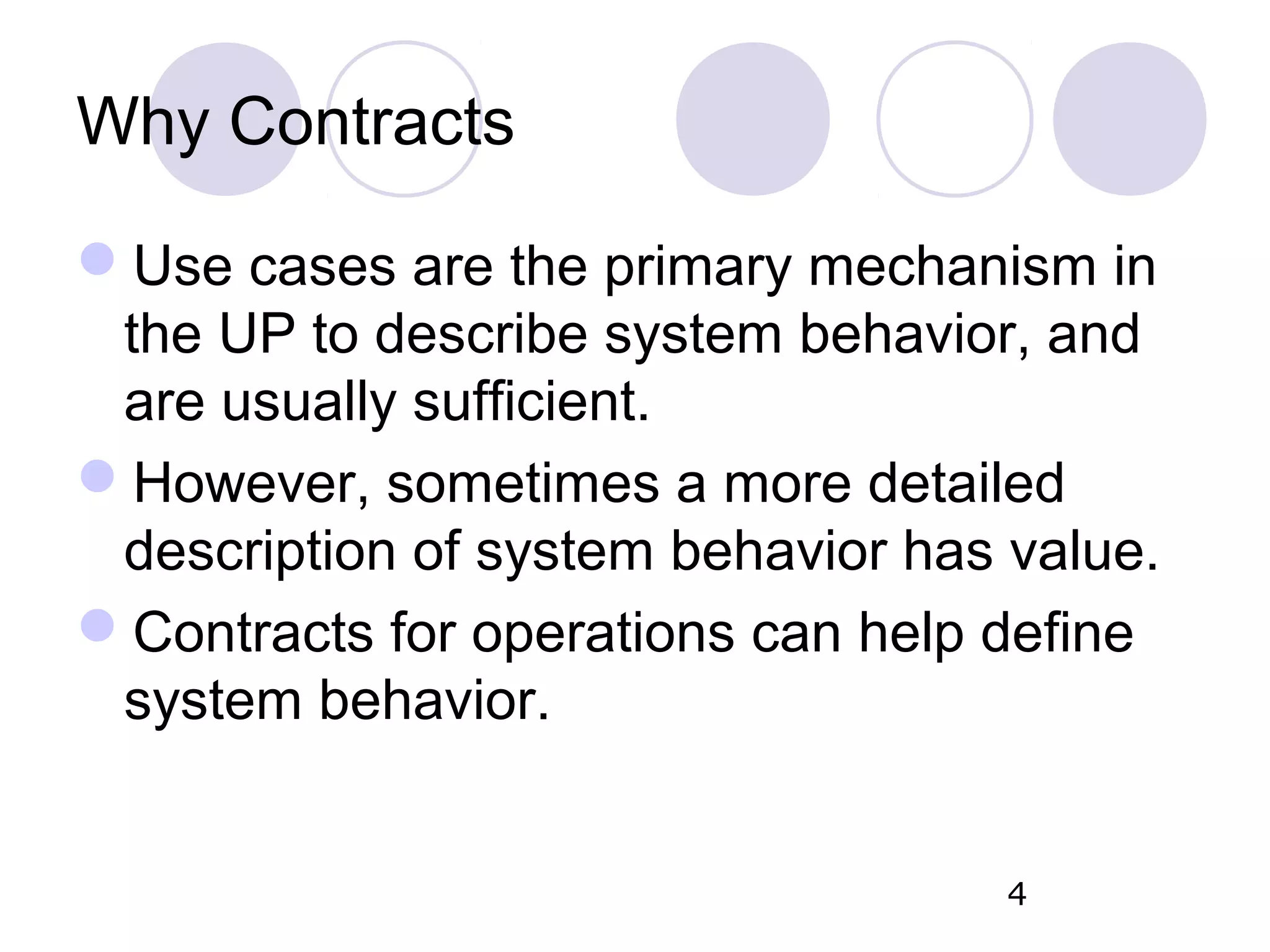 Lecture10 Use Case Model Operation Contracts Ppt