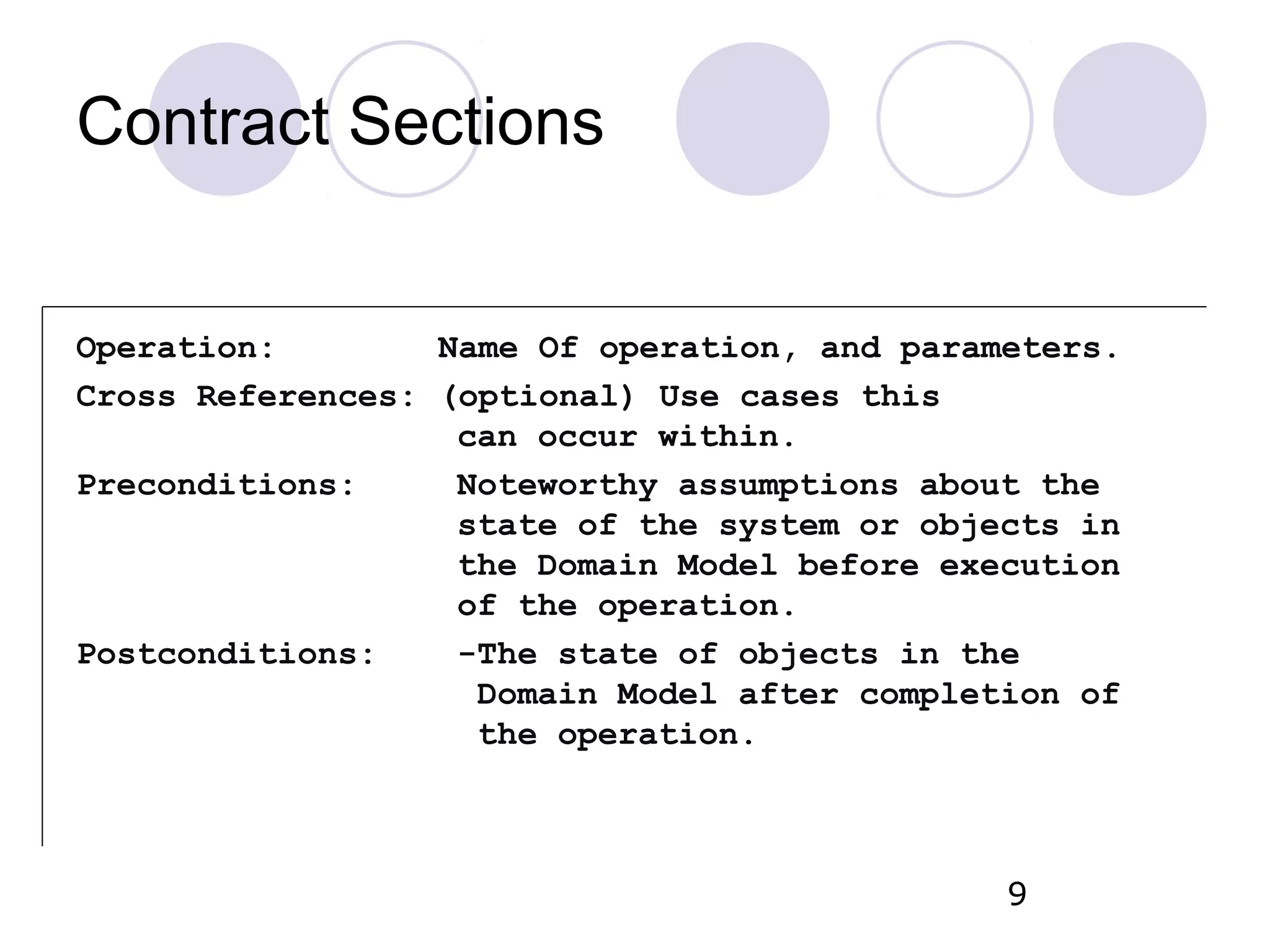 Lecture10 Use Case Model Operation Contracts Ppt