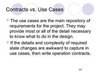Lecture10 use case model operation contracts | PPT