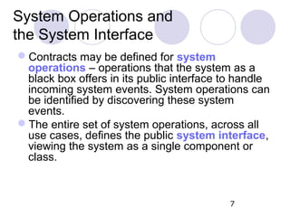 Lecture10 use case model operation contracts | PPT