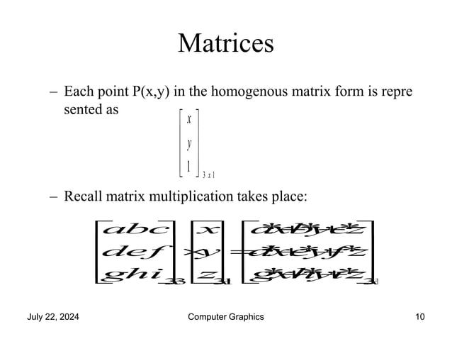 lecture11-11_16827_2d-transformations in computer graphics | PPT