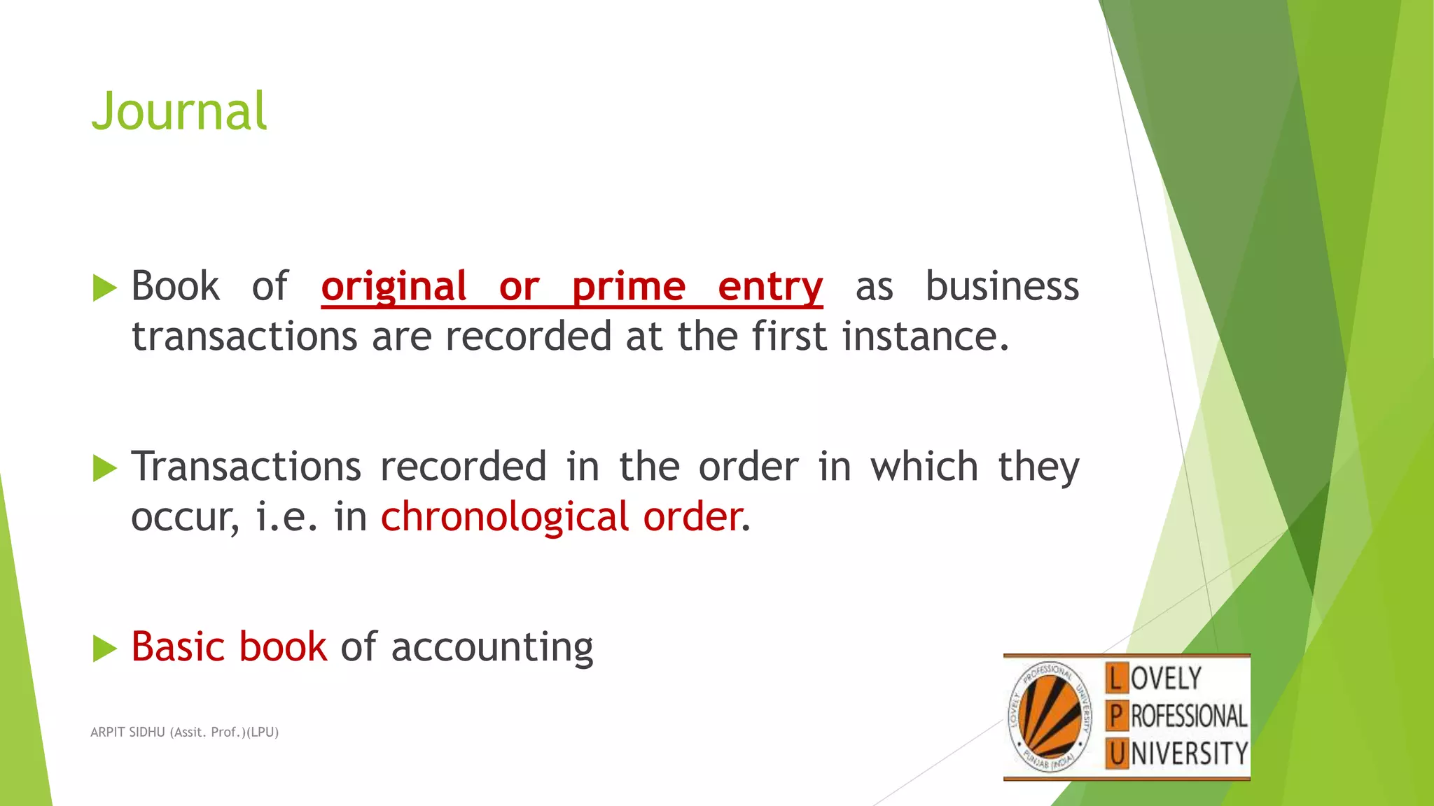 Lecture 11 12-13 journal | PPTX