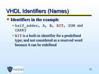 VHDL - Part 2 | PPT