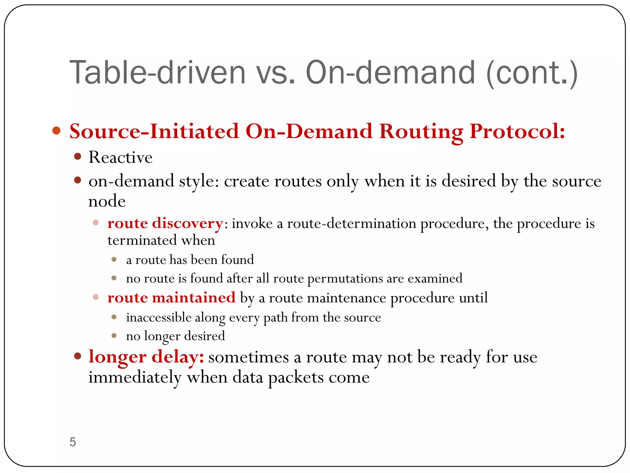 Lecture 11 14. Adhoc routing protocols cont.. | PDF