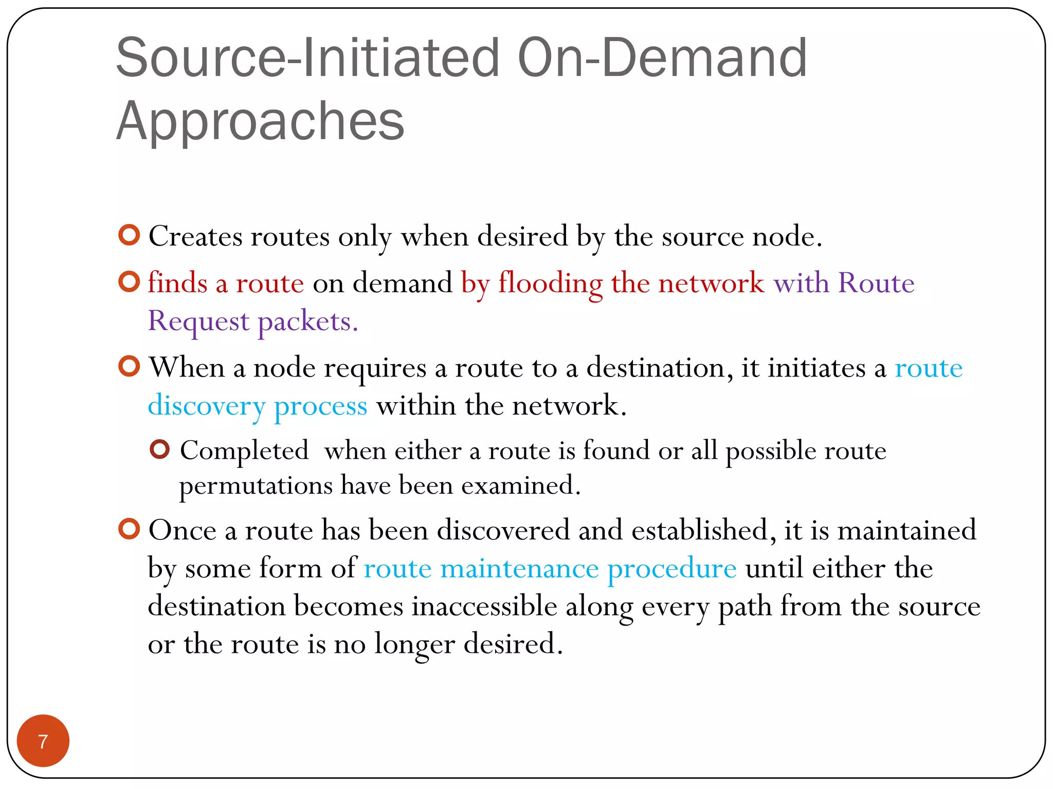 Lecture 11 14. Adhoc routing protocols cont.. | PDF