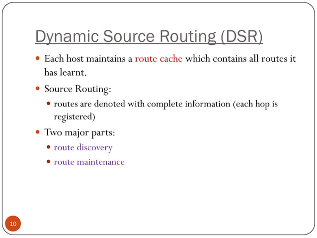 Lecture 11 14. Adhoc routing protocols cont.. | PDF