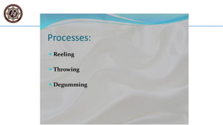 Overview of Silk fiber, its properties and application | PPT