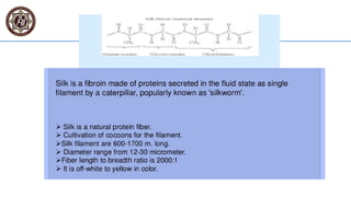 Overview of Silk fiber, its properties and application | PPT