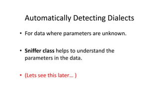 Python - Lecture 11 | PDF