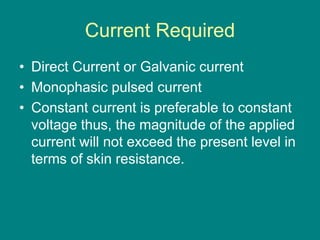 Iontophoresis | PDF