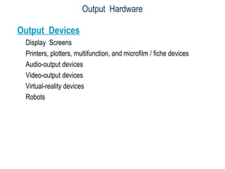 Output devices of Computer | PPT