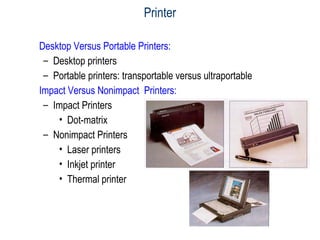 Output devices of Computer | PPT