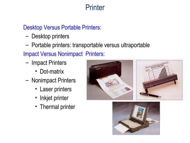 Output devices of Computer | PPT