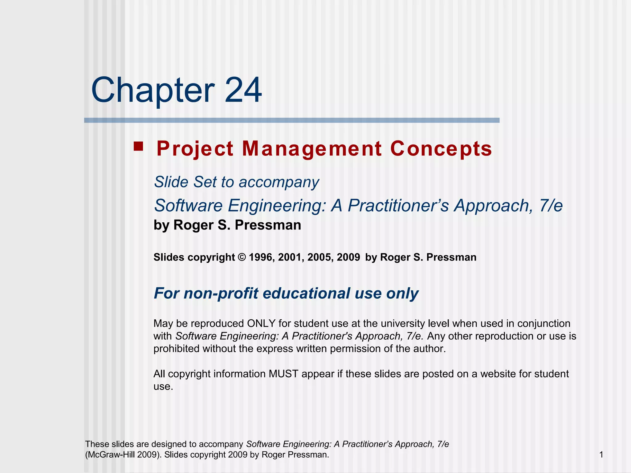 Project Management Concepts | PPT