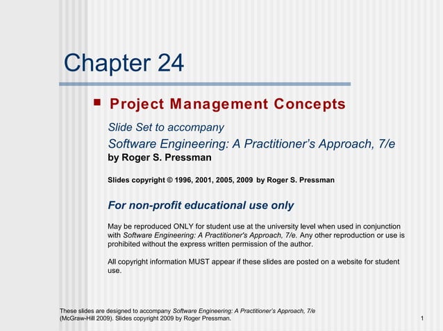 Project Management Concepts | PPT