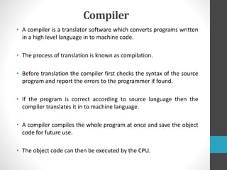 Introduction to Computers Lecture # 11 | PPT