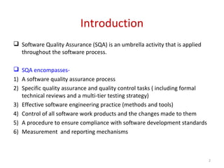 Software Engineering (Software Quality Assurance) | PPT