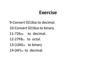 Numbering System Base Conversion | PDF