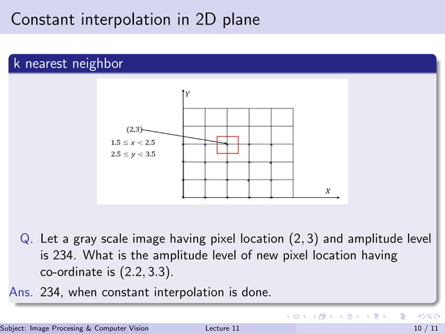 Lecture 11 (Digital Image Processing) | PPT