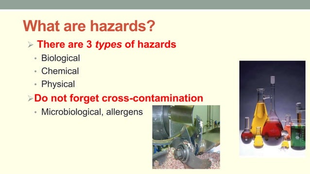 Lecture 11 hazard analysis and critical control point HACCP | PPT | Chemistry | Science