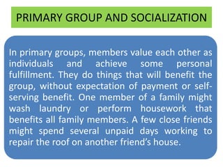 Socialization and personality | PPT