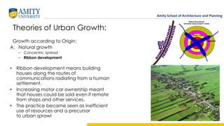 Theories of Urban Growth Hierarchy and stages of Urban development | PDF