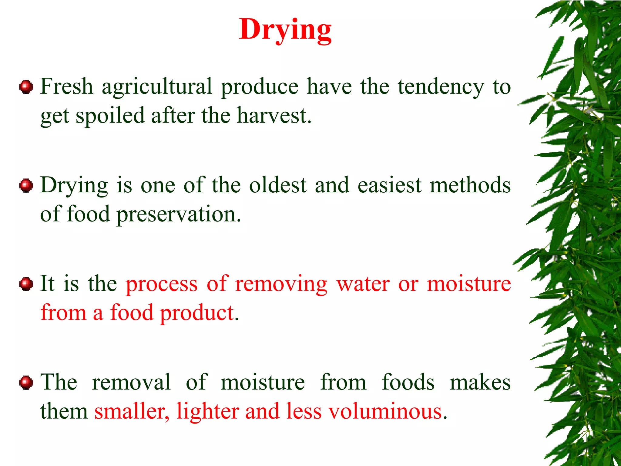 GREENHOUSE DRYING | PDF