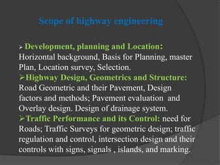 Lecture1 (1).ppt transportation engineering | PPT | Rail Travel ...