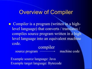 compiler design | PPT