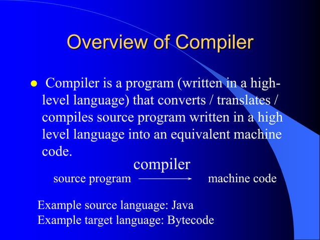compiler design | PPT