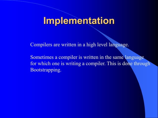 compiler design | PPT