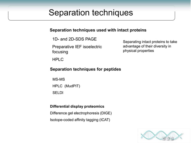 Proteomics: lecture (1) introduction to proteomics | PPT