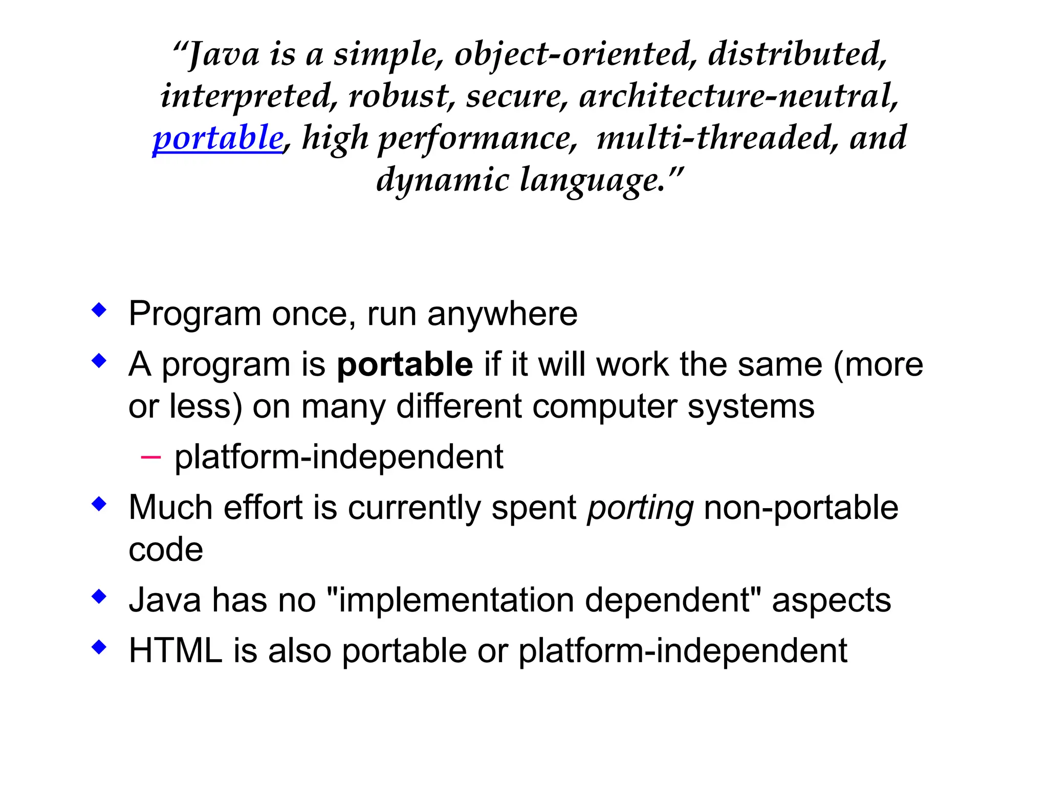Lecture On Object Oriented Programming Ppt