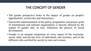 Comprehensive Perspective on Gender Studies: Concepts, History, and ...