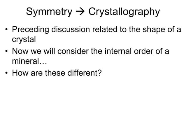Lecture 11 - Crystallography.ppt