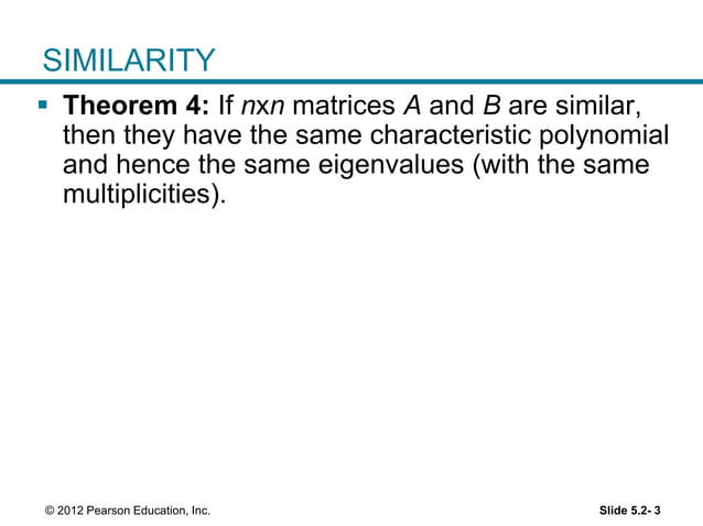 Lecture 11 diagonalization & complex eigenvalues - 5-3 & 5-5 | PPTX | Physics | Science