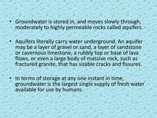 Lecture 11. groundwater hydrology | PDF