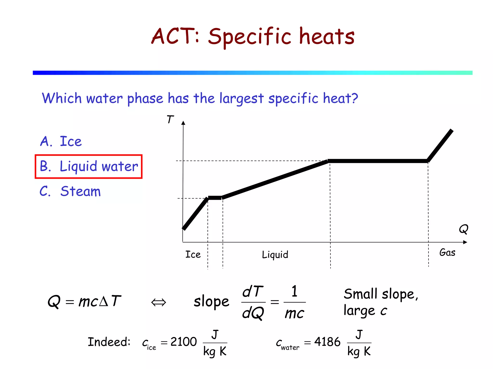 Lecture 11 heat and phase changes | PPT