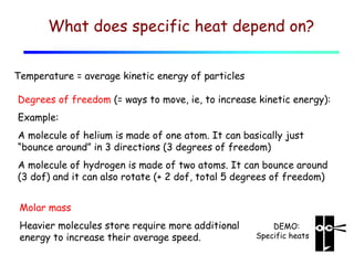 Lecture 11 heat and phase changes | PPT