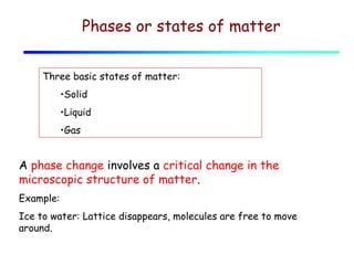 Lecture 11 heat and phase changes | PPT | Free Download