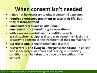 Lecture 11 informed consent to treatment | PPTX