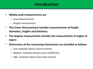 Lecture 11 linear measurements | PDF