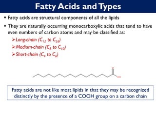Lecture 11 - Lipids 1.pdf full introduction | PDF