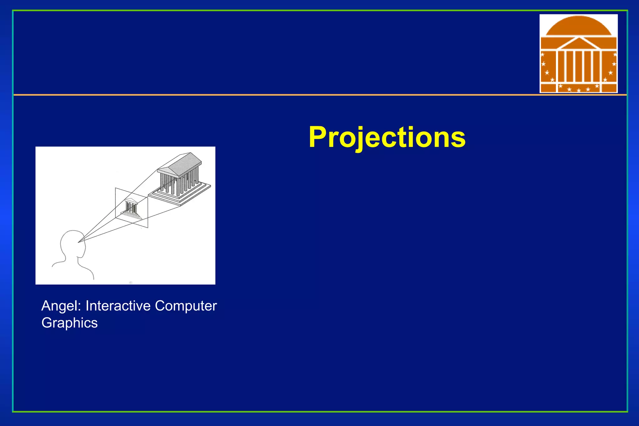 Lecture 11 Perspective Projection | PPT