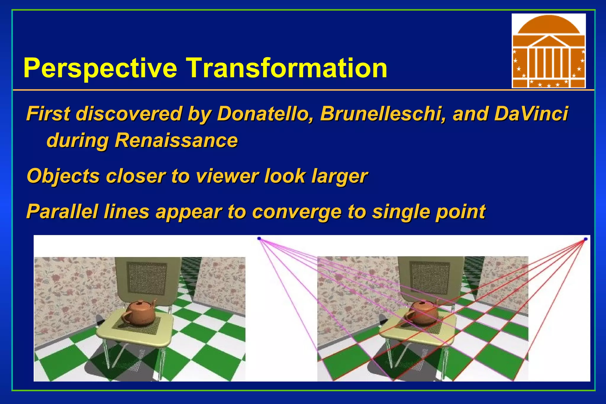 Lecture 11 Perspective Projection | PPT