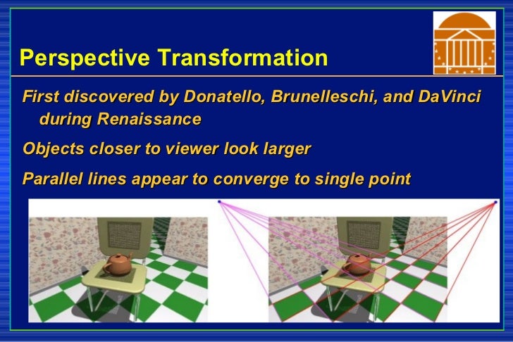 Lecture 11 Perspective Projection