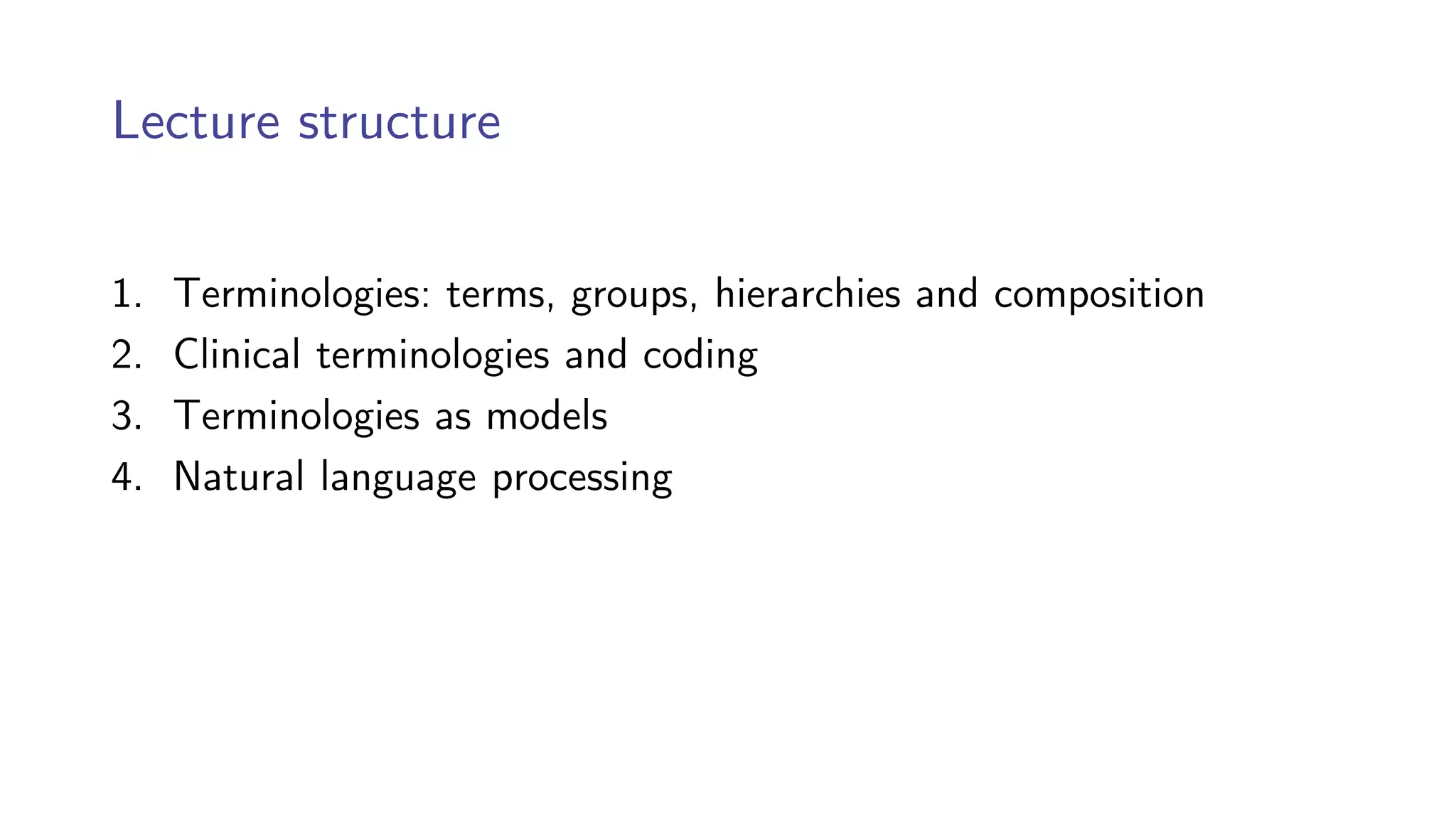 Principles of Health Informatics: Representing medical knowledge | PPT